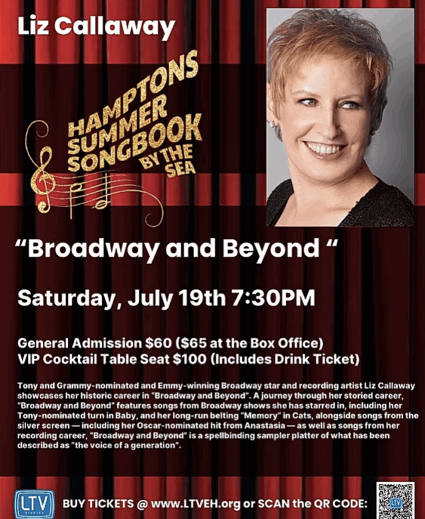 Liz Callaway: Broadway and Beyond - Manhattan Association of Cabarets